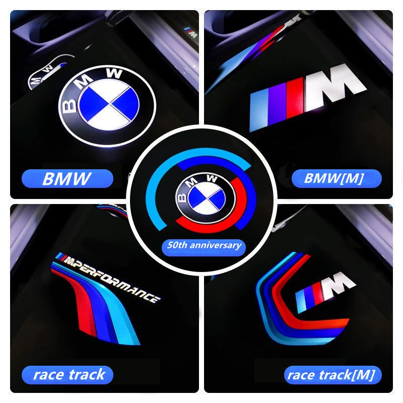 For BMW 2Pcs Welcome Lamp 1-Series 2-Series 3-Series 4-Series 5-Series ...