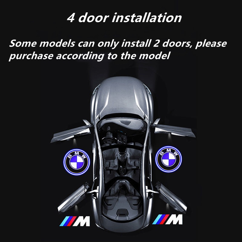 For BMW 2Pcs Welcome Lamp 1-Series 2-Series 3-Series 4-Series 5-Series ...