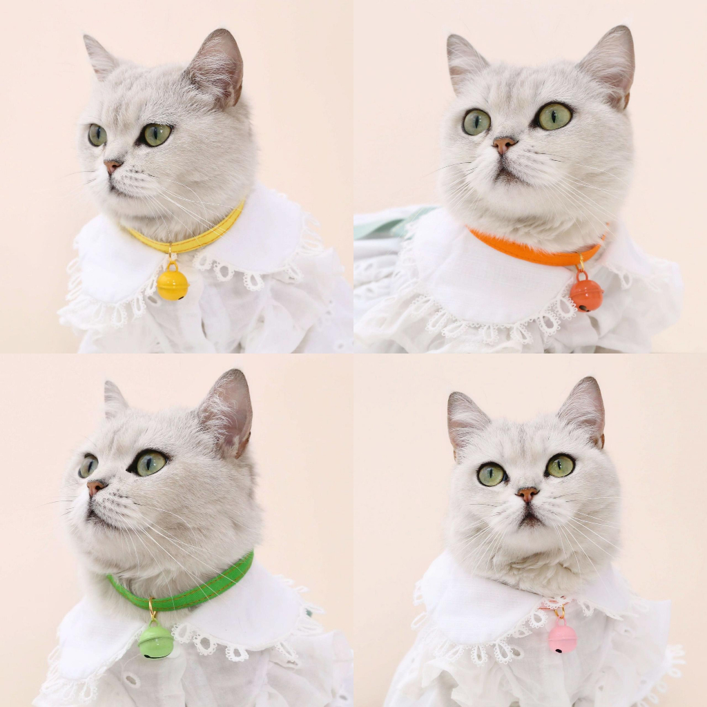 Pet Cat Dog pet collar fashion accessories Kucing Adjustable Geometric ...