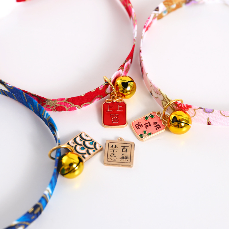 Pet Cat Dog pet collar fashion accessories Kucing Adjustable Geometric ...