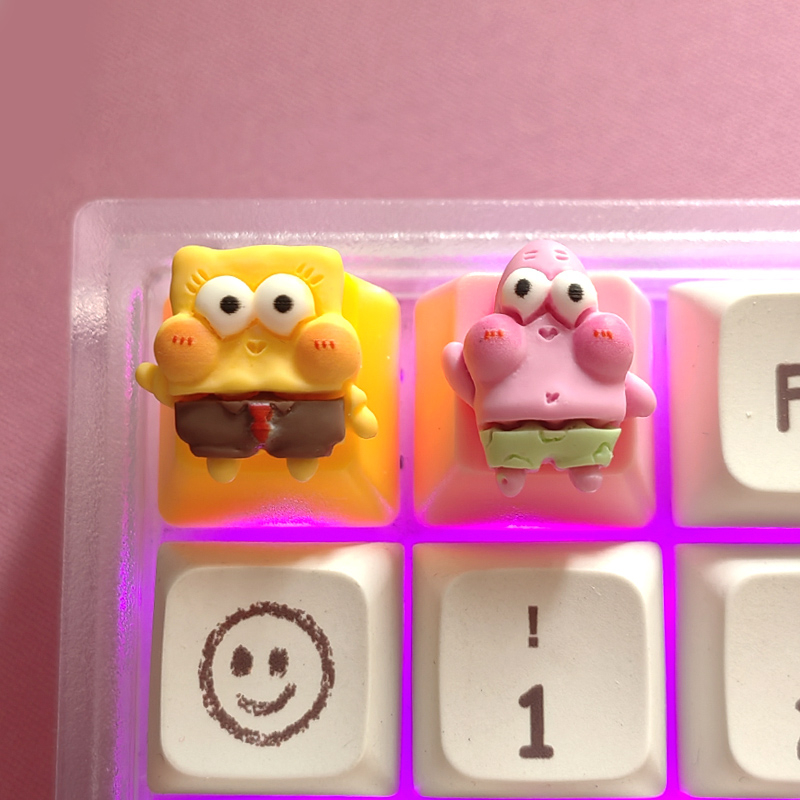 [keycap] Spongebob SquarePants and Starfish Mechanical Keyboard ...