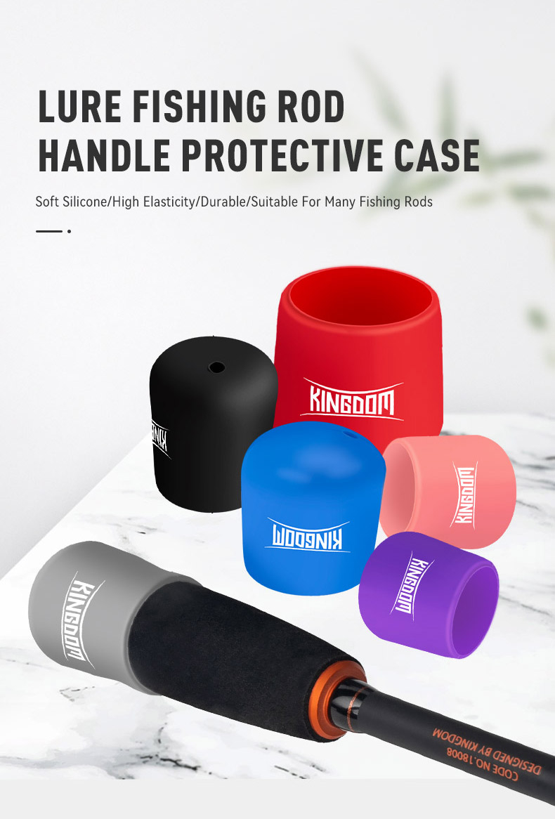 Kingdom Fishing Rod Handle Protective Case gel Lure Rod Bottom ...