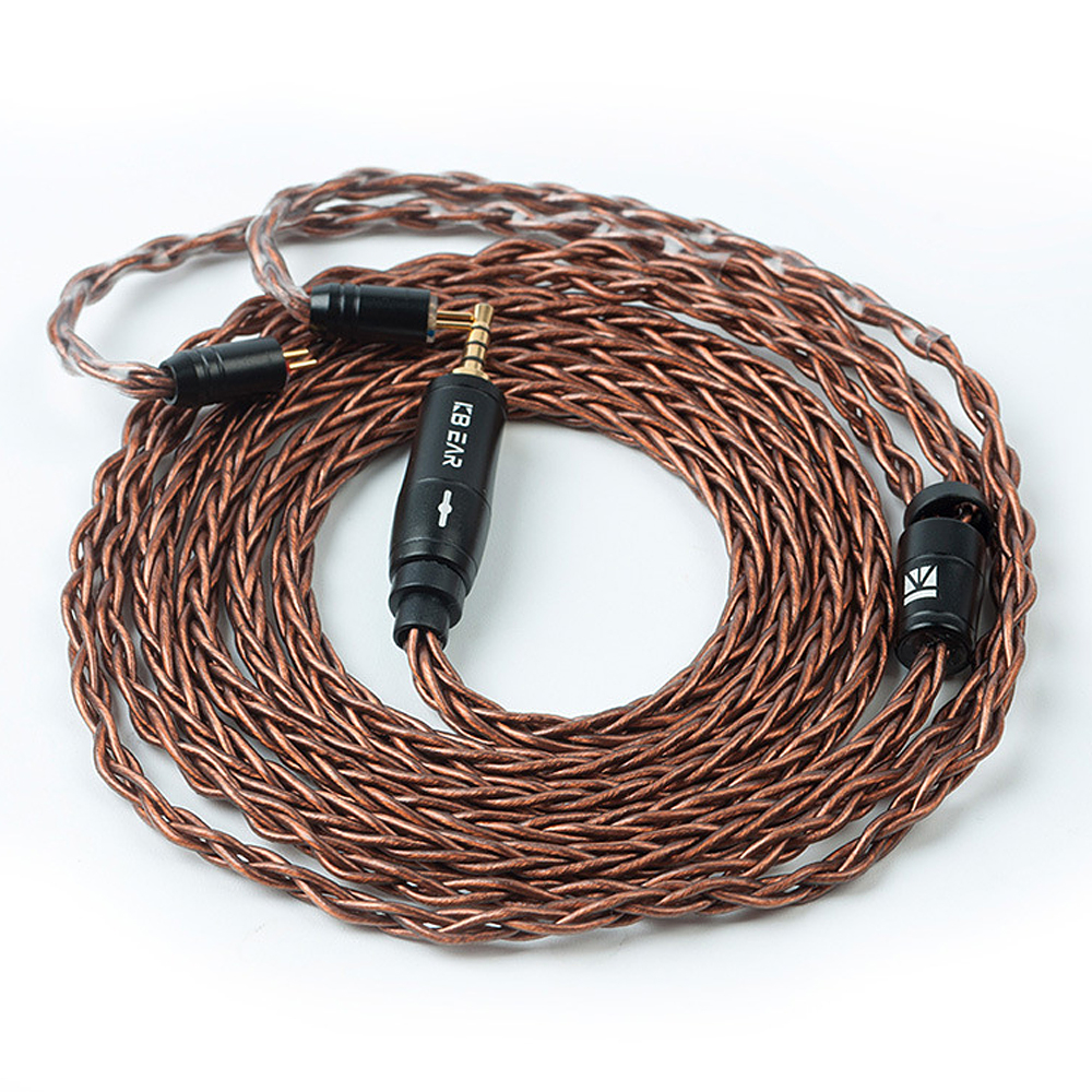 FAAEAL KBEAR 5N 8 Strands OFC Headset Cable HiFi Monitor In-ear ...