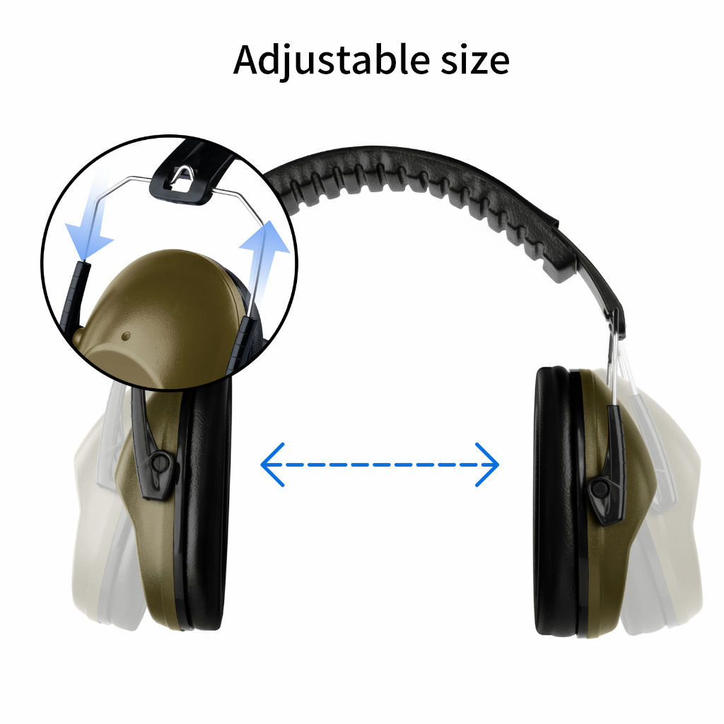 Wenzi EAREST Protection Ear Muffs Noise Reduction 20dB Safety Ear Muffs ...