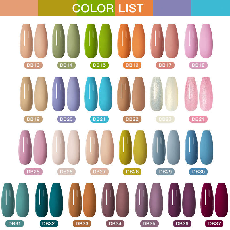 MTSSII 6Pcscs Gel Nail Polish Set Glitter Solid Color Soak Off Semi ...
