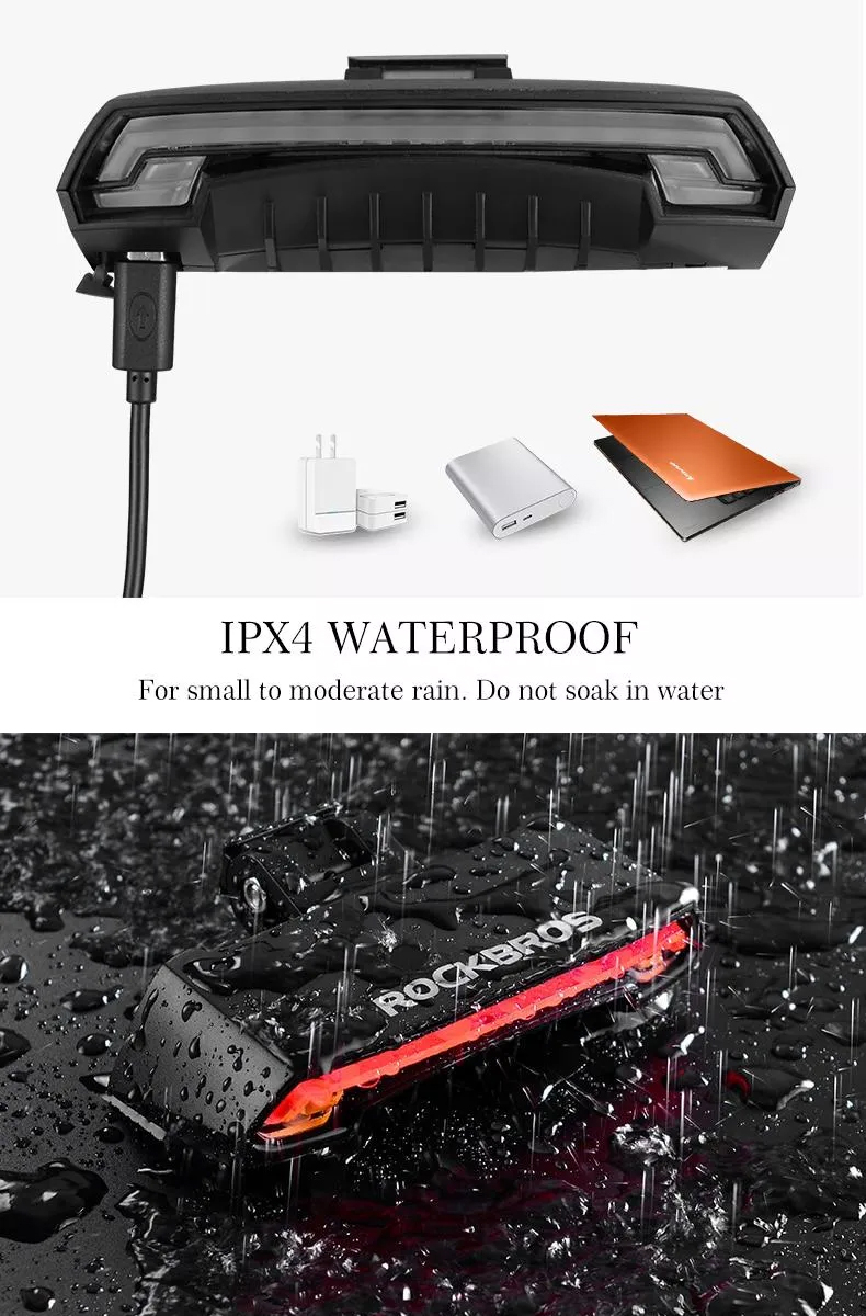 【PH Delivery】Rockbros Wireless Ipx4 Waterproof Remote Control Tail ...