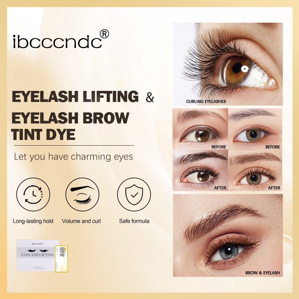IBCCCNDC Lash Lift Perming Kit And Tint Eyelash & Eyebrow Dye ...