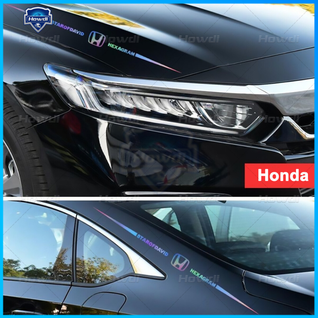 1PC Colorful Reflective Car Decoration Laser Stickers Car Door Body ...