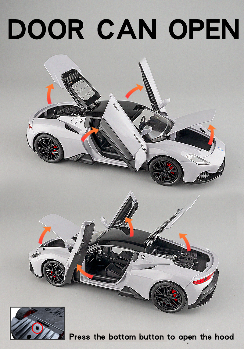 Diecast car 1:22 Scale Maserati MC20 Alloy Diecast Car SUV Vehicle Toys ...