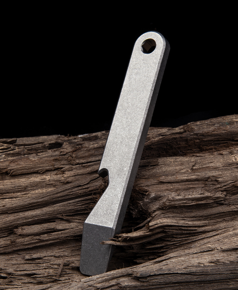 CNEDC Titanium Alloy Crowbar Outdoor EDC Multifunctional Crowbar Tool ...