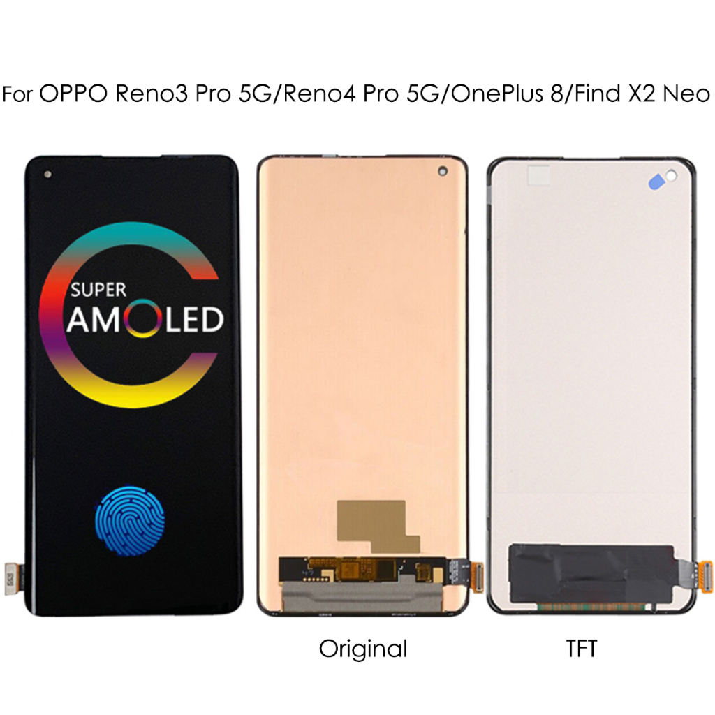 Original / TFT LCD For Oneplus 8 / OPPO Reno3 Pro 5G / Reno4 Pro 5G ...