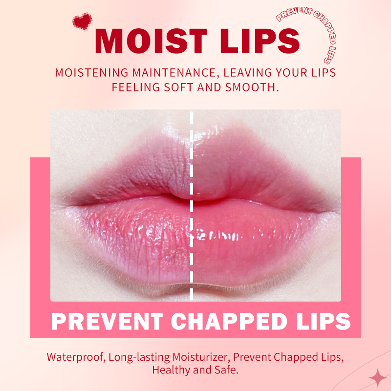 KIMUSE Color Changing Lip Balm Long-Lasting Waterproof Moisturizing Lip ...