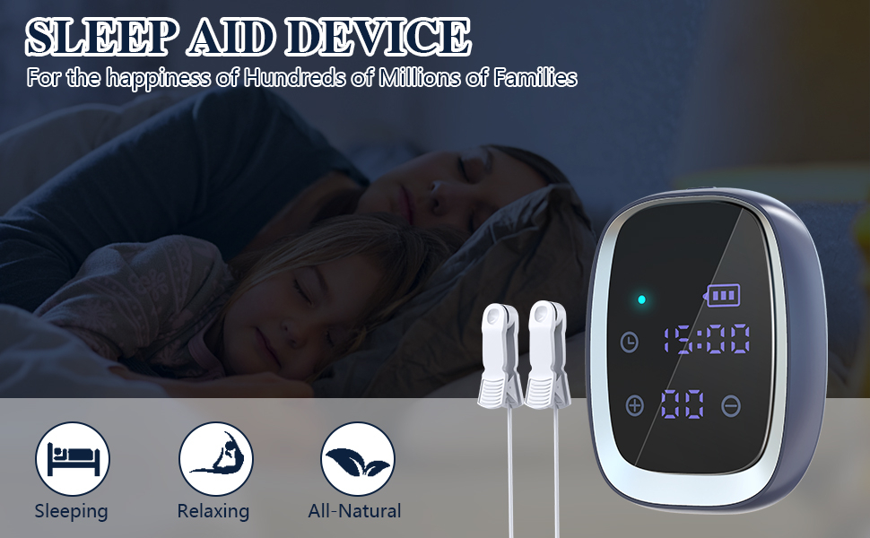 KTS FDA CES Sleep Aids Tens Machine Physiotherapy Micro-Current Home ...
