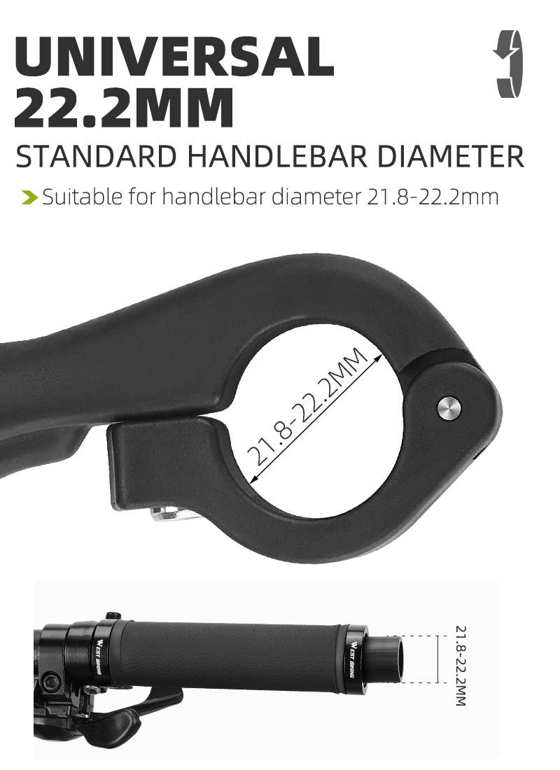 【PH Delivery】WEST BIKING 1 Pair Bicycle Handlebar Bar Ends Inner Bar ...