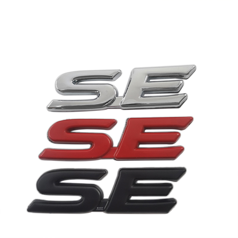 1 x Metal SE Letter Car Auto Rear Emblem Sticker Decal Badge ...