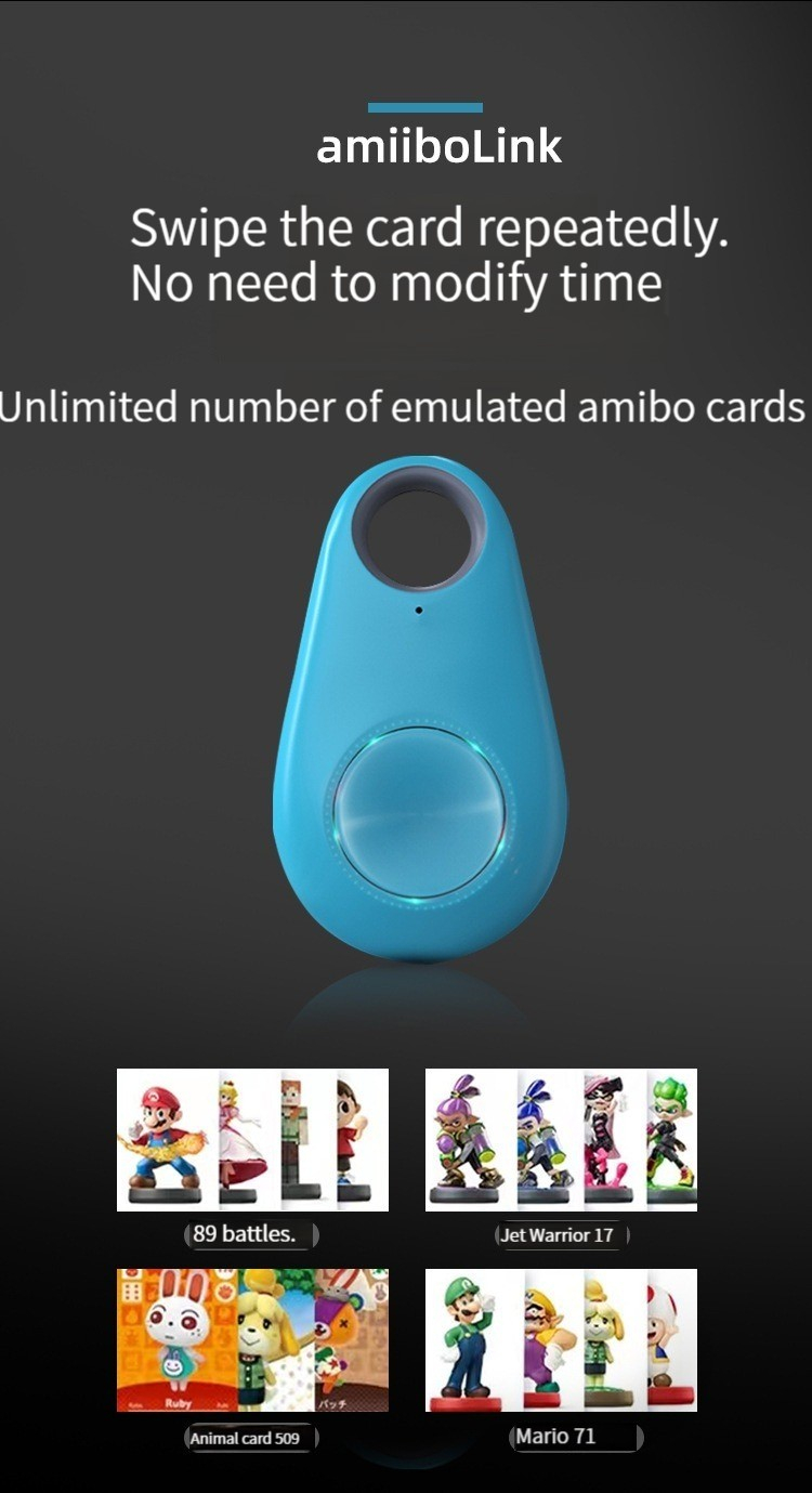 TQ AmiiboLink Bluetooth Keychain Simulation Switch Game Animal Crossing, the Legend of Zelda ...