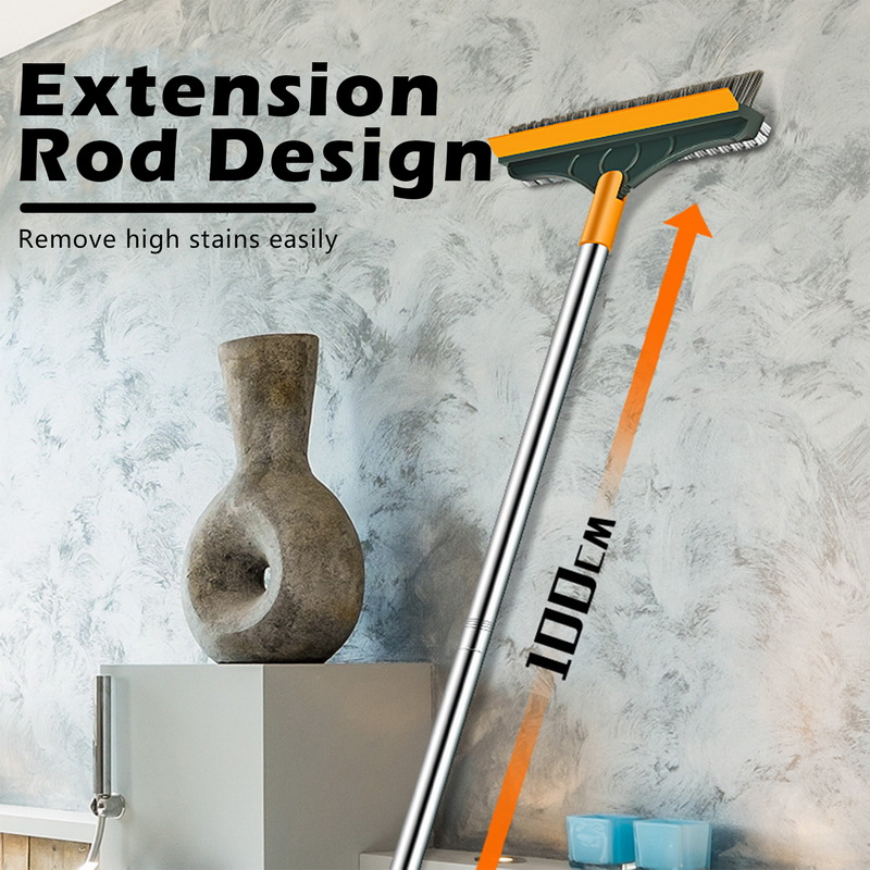 Multi-Purpose Floor Scrub Brush Gap Groove Cleaning Scraping Brush Long ...