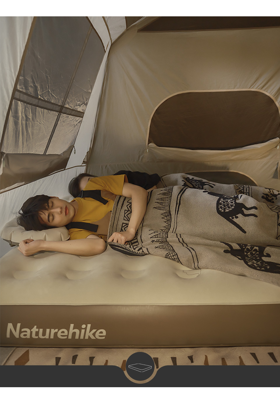 Naturehike Outdoor Camping Tent Inflatable Mattress | Shopee Philippines
