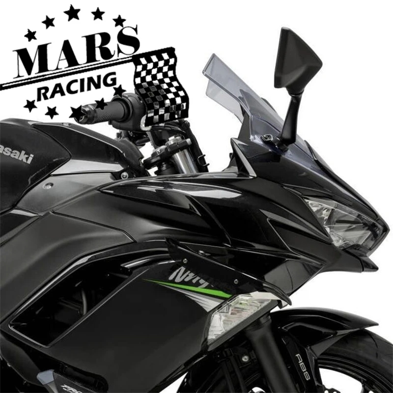 Motorcycle Accessories Front Spoiler Winglet Aerodynamic Wing Kit ...