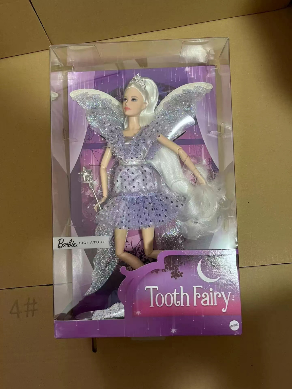 Barbie Signature Collectible Tooth Fairy Doll with Shimmery Fairy Wings ...