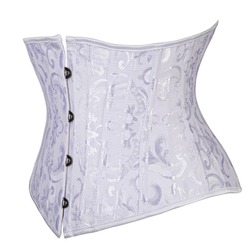 WECHERY 24 Steel Bone Waist Trainer Corset Slimming Waist Trimmer ...
