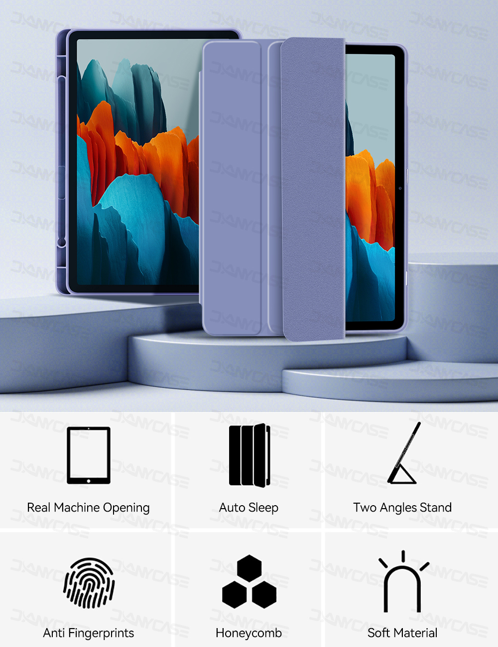 DANYCASE Case for Samsung Galaxy Tab S10 FE S10 Plus A9 Plus S9 FE S8 ...