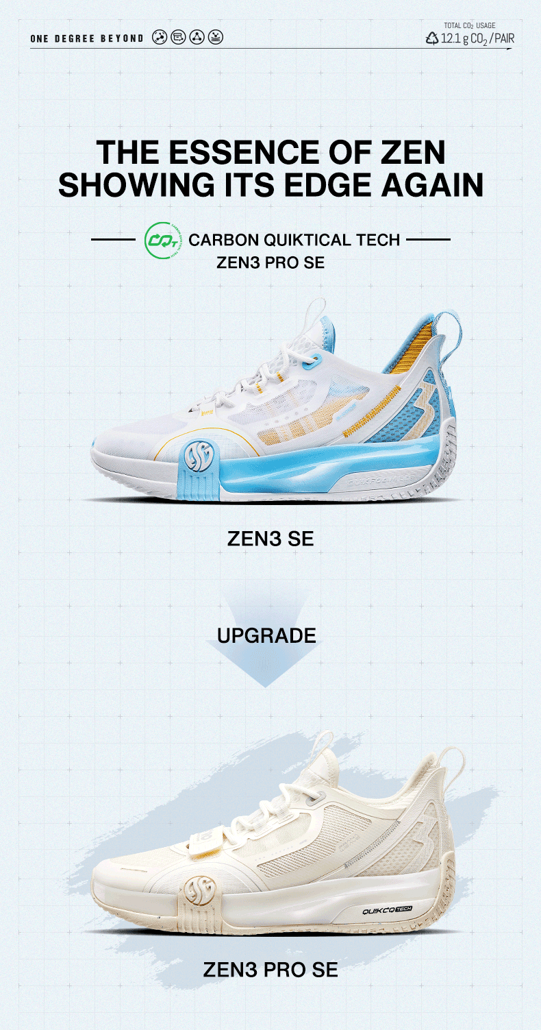 361 Degrees Zen3 PRO SE Men'S Basketball Shoes Wear-Resistant ...