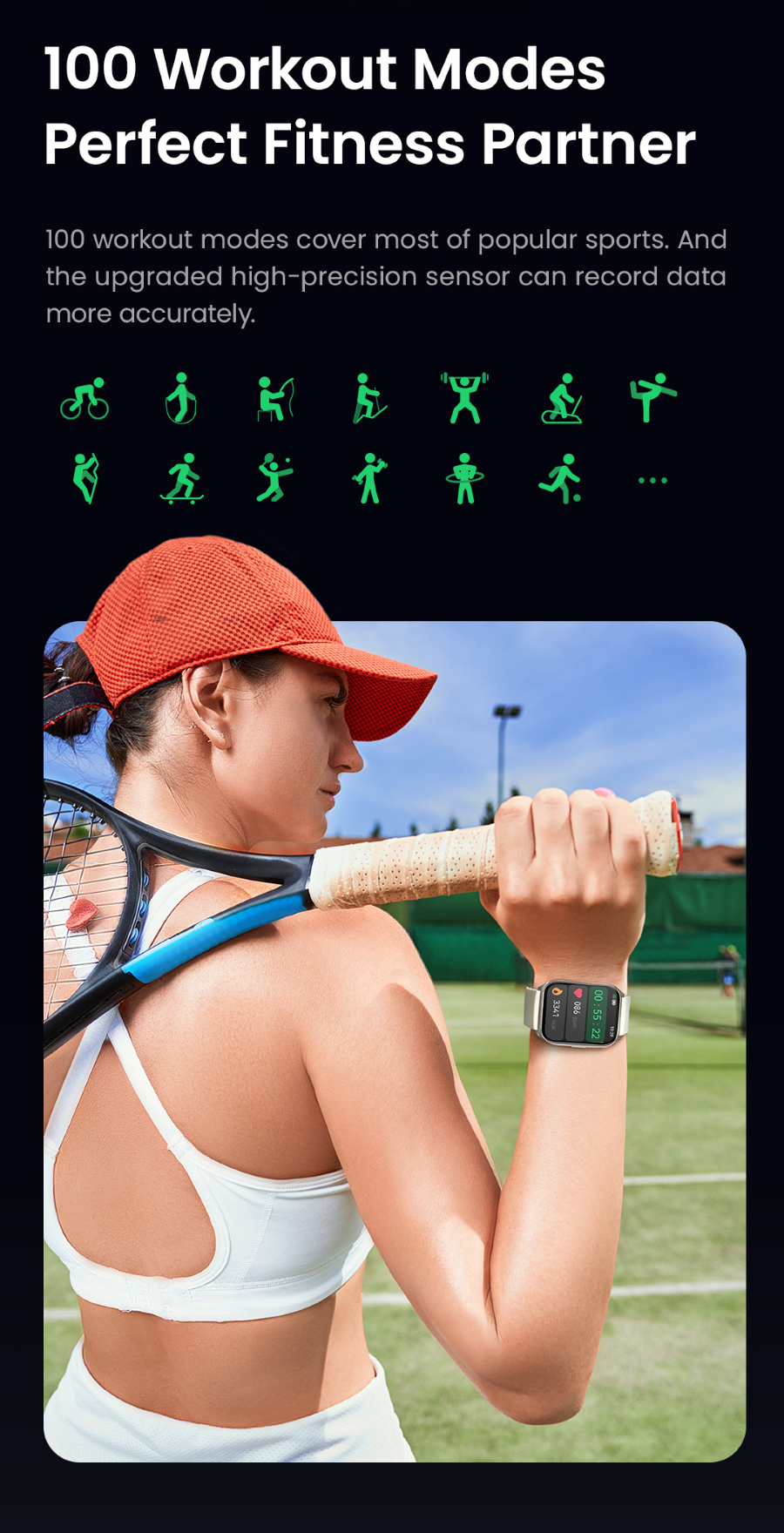 Haylou 2 Pro (LS02 Pro) 1.85"Display Smart Watch Bluetooth Calling ...