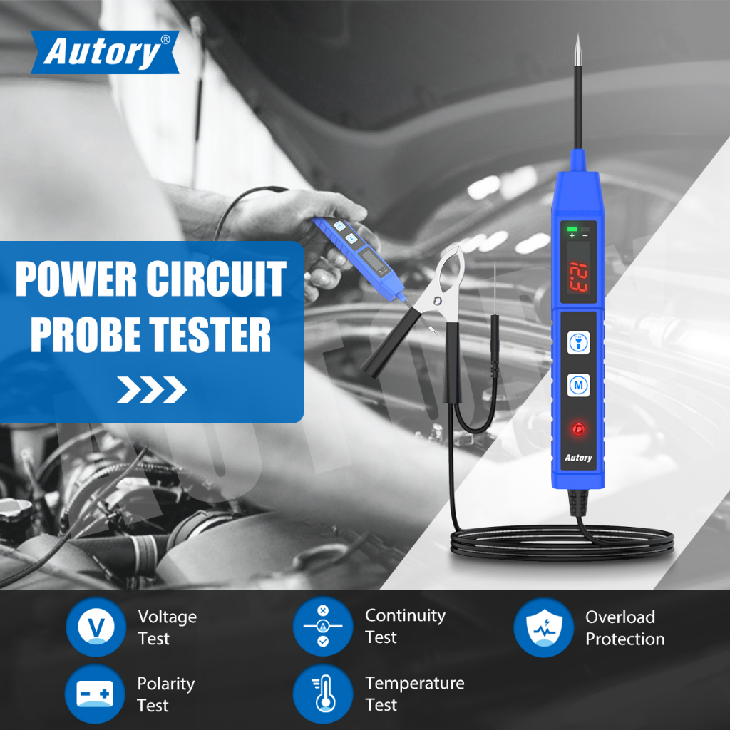 【Ready Stock】MRCARTOOL Autory Car Circuit Tester Power Probe Automotive ...