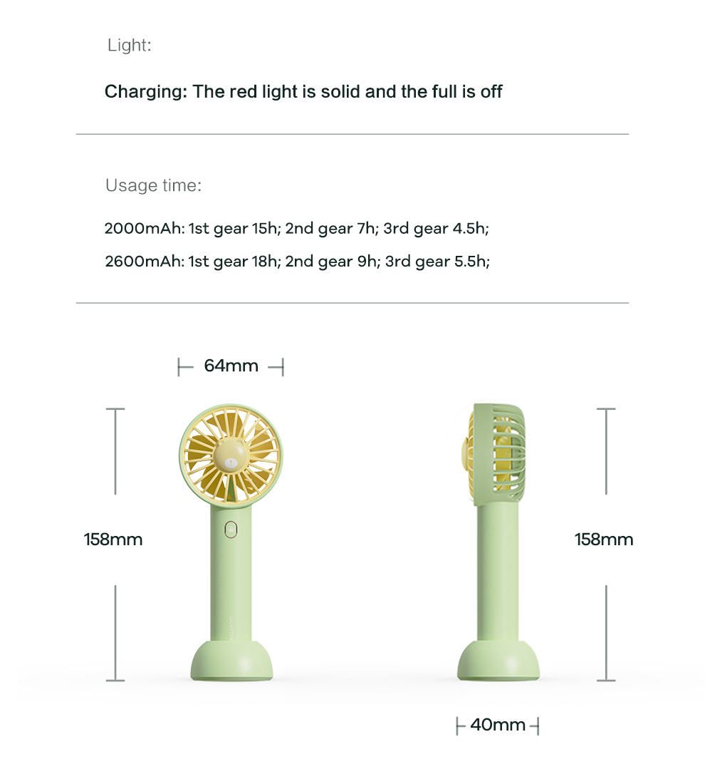 SmartDevil Small Fan USB Portable Handheld Mini Cute Small Carry-On ...