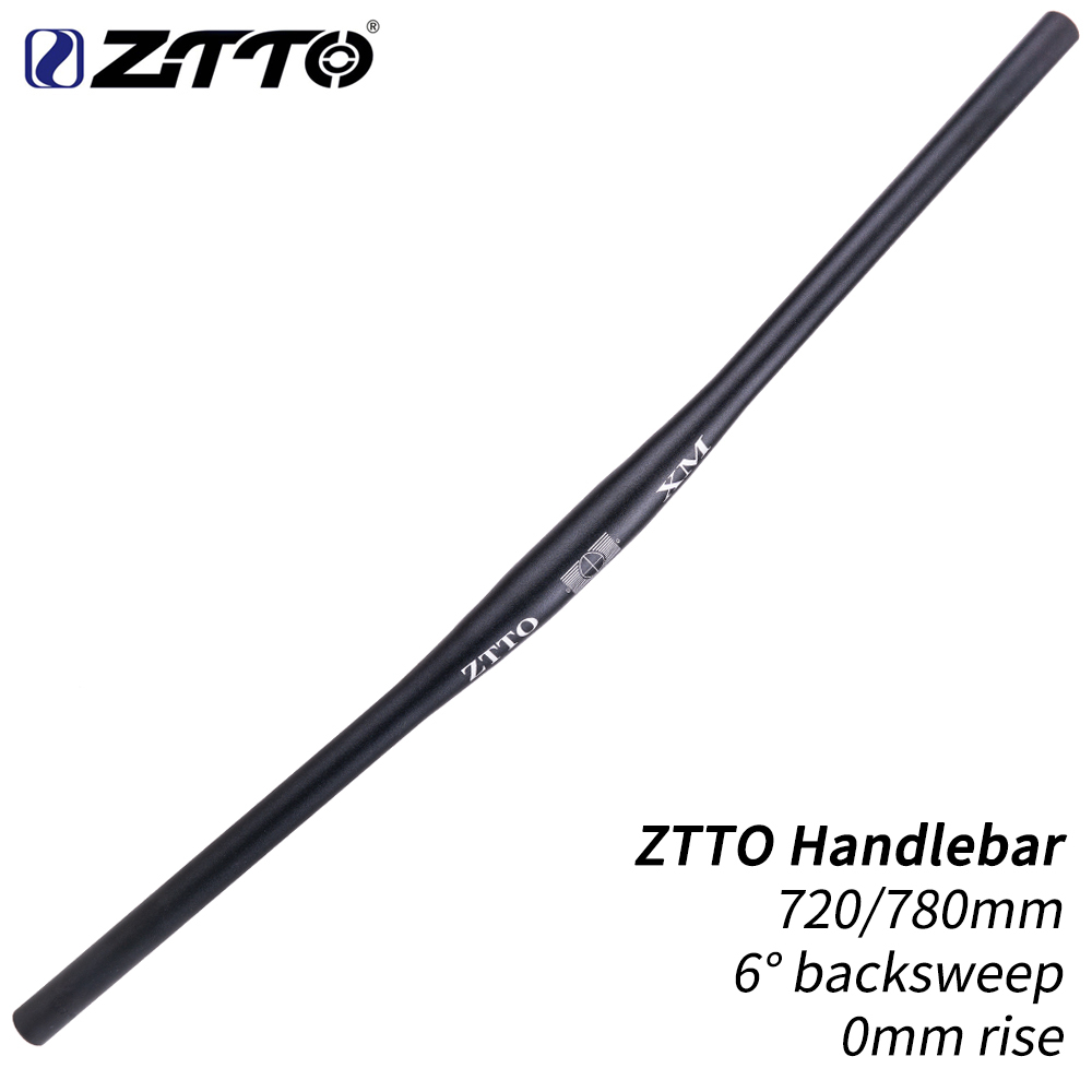 ZTTO Xm MTB Bicycle Bike Handlebar Black 720mm 780mm 31.8mm Aluminum ...
