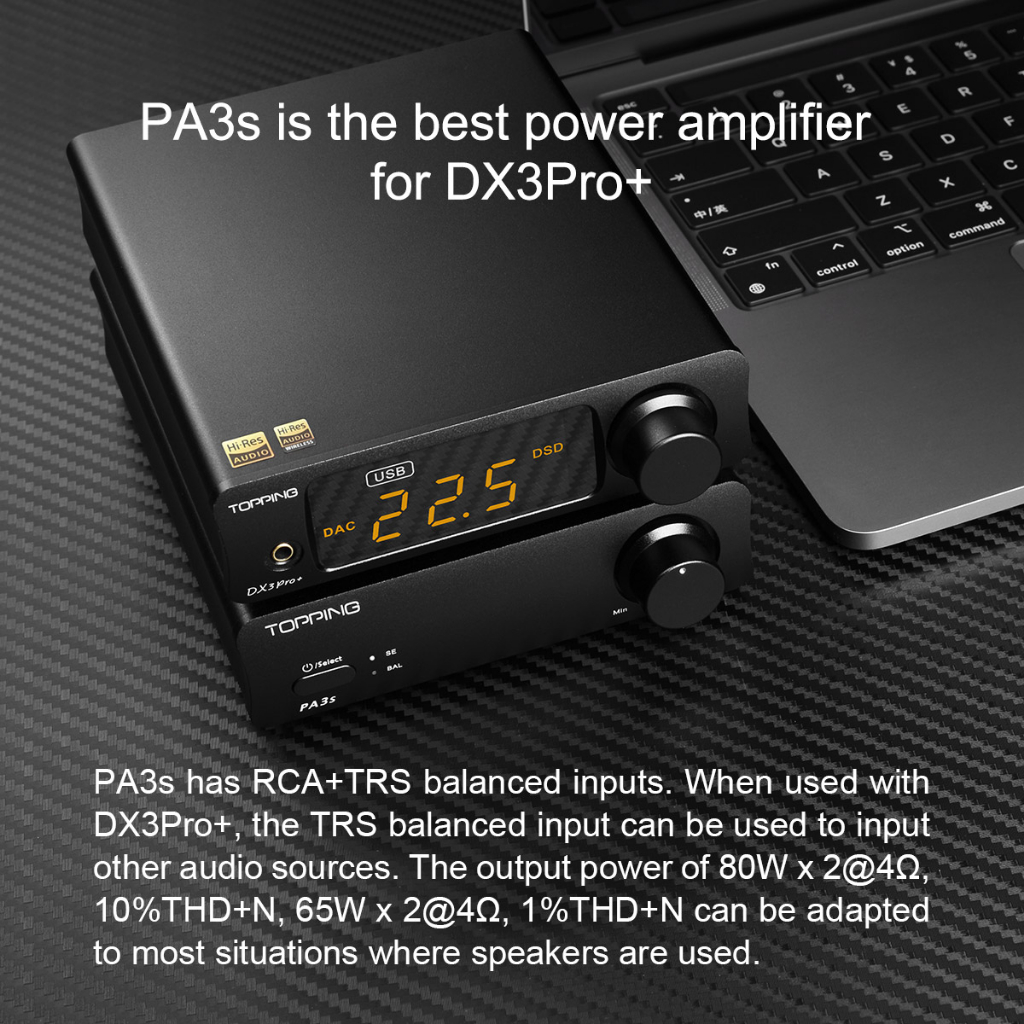 TOPPING DX3 PRO+ DAC Headphone Amplifier ES9038Q2M Decoder Bluetooth 5. ...