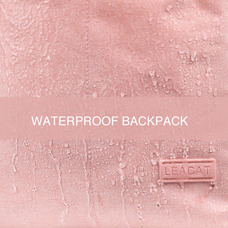 Leacat Simplicity Macaron Pink Laptop Bag 13 14 15.6 Inch Backpack ...