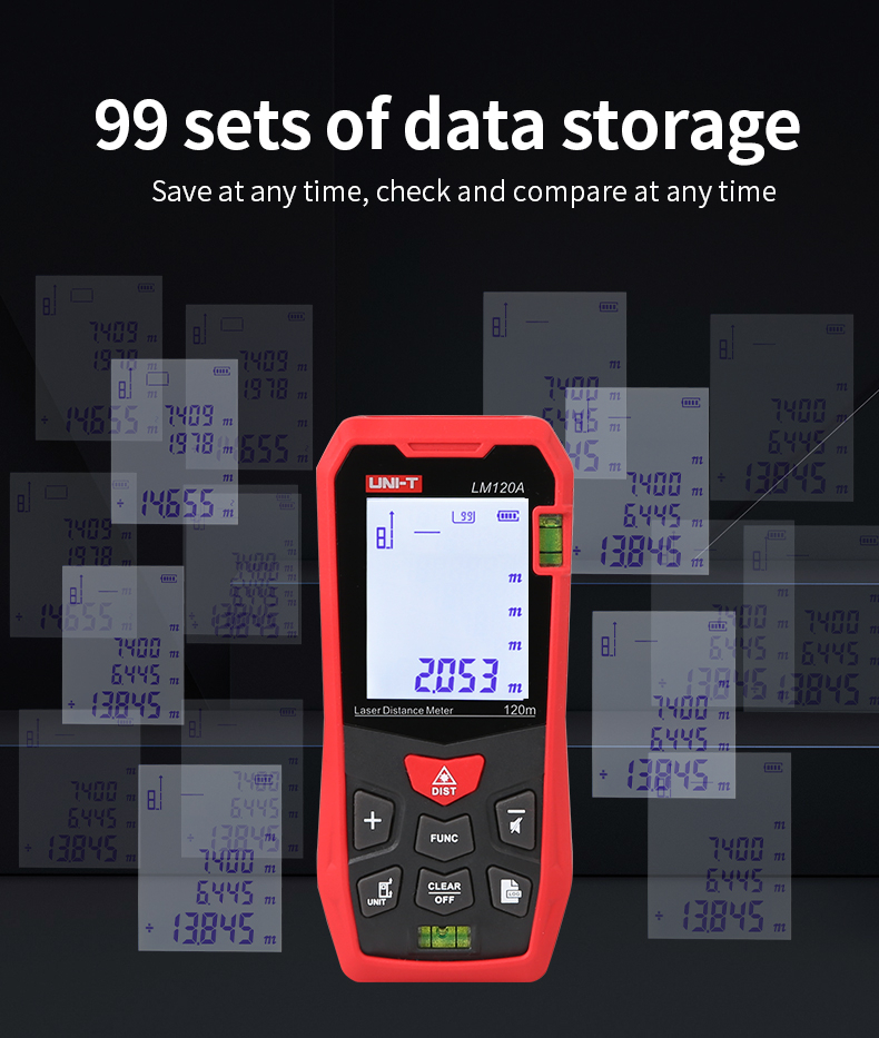 UNI-T Laser Rangefinder LM50A LM100A 50m 100m Digital Distance Meter | Shopee Philippines