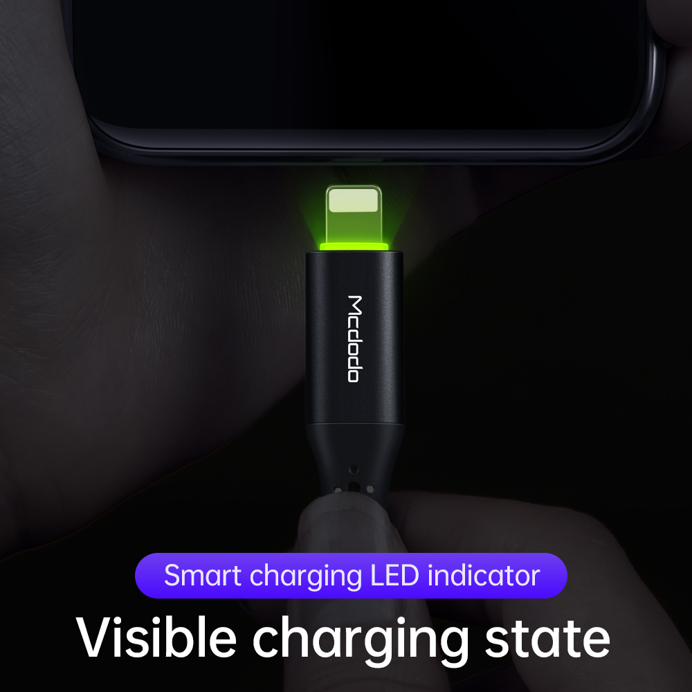 Mcdodo Charger Type C to Lightning 36W PD fast charging Cable IOS Auto ...