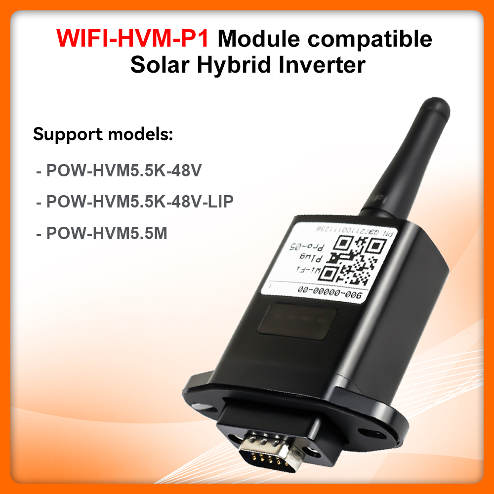 PowMr WIFI-HVM-P1 Wireless WiFi Module Device with RS232 Remote ...