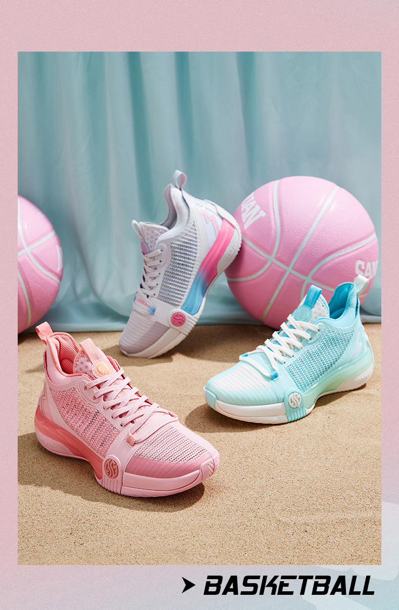 361 Degrees Zen 3 MOD Basketball Shoes Women Mid-Top Support Rebound ...