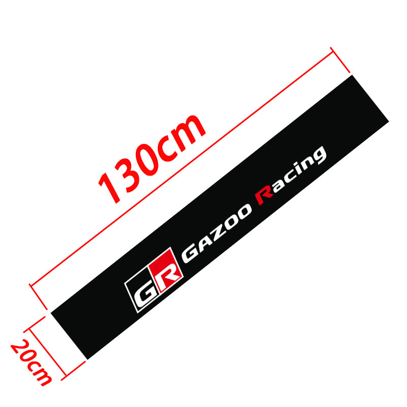 Car front windshield sticker modification Toyota GR GR sport GR racing ...
