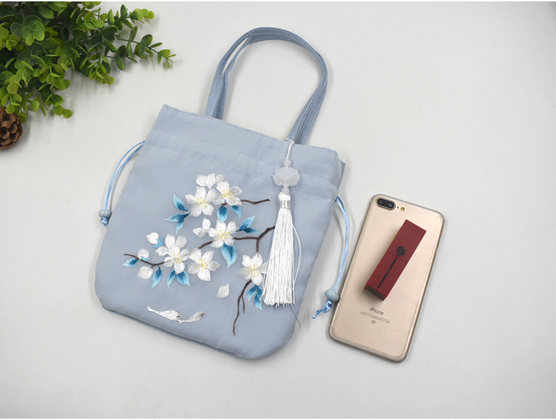 Chinese Style Trendy Messenger Bag Women's Fabric Hanfu Hand-Carrying ...