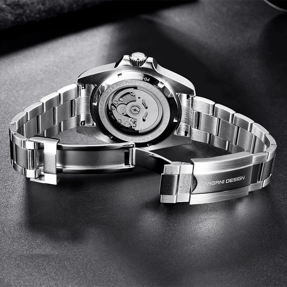 PAGANI DESIGN 2024 New Automatic Watch For Men NH35 Movement Ceramic ...