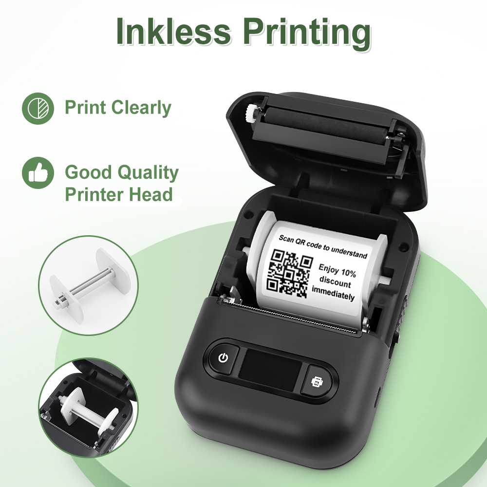 E210 Label Printer Handheld Label Maker Portable Bluetooth Print Label ...