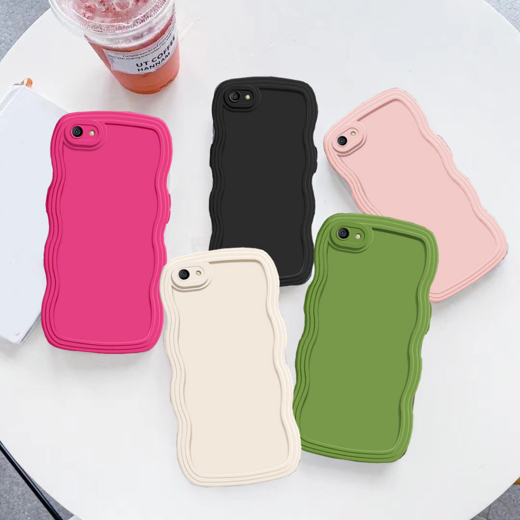 Vivo Y66 Y67 Y83 S1 Pro V15 Pro Wave Bumper Candy Color Camera ...
