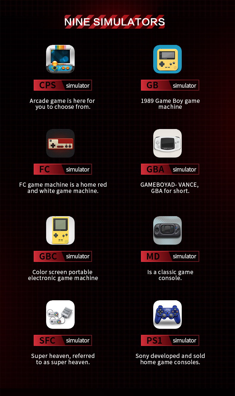 4K Game Stick PS1 Mario Donkey Sonic Games Wireless Gamepad Video ...