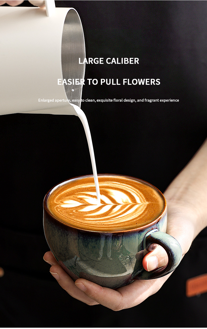 BINCOO Ceramic Coffee Mug Cappuccino Latte Cup Mocha Cup and Saucer Set ...