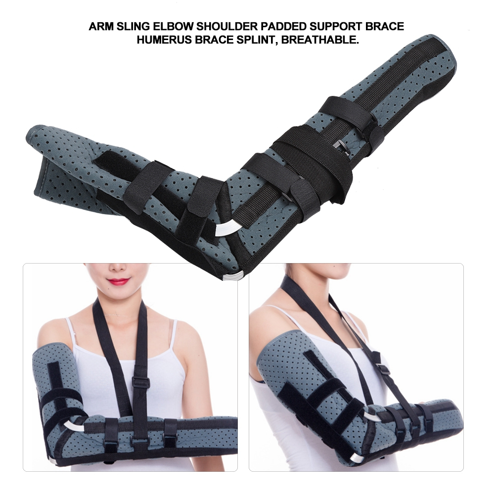 [Ready stock] Justgogo Arm Sling Elbow Support Brace Humerus Splint ...