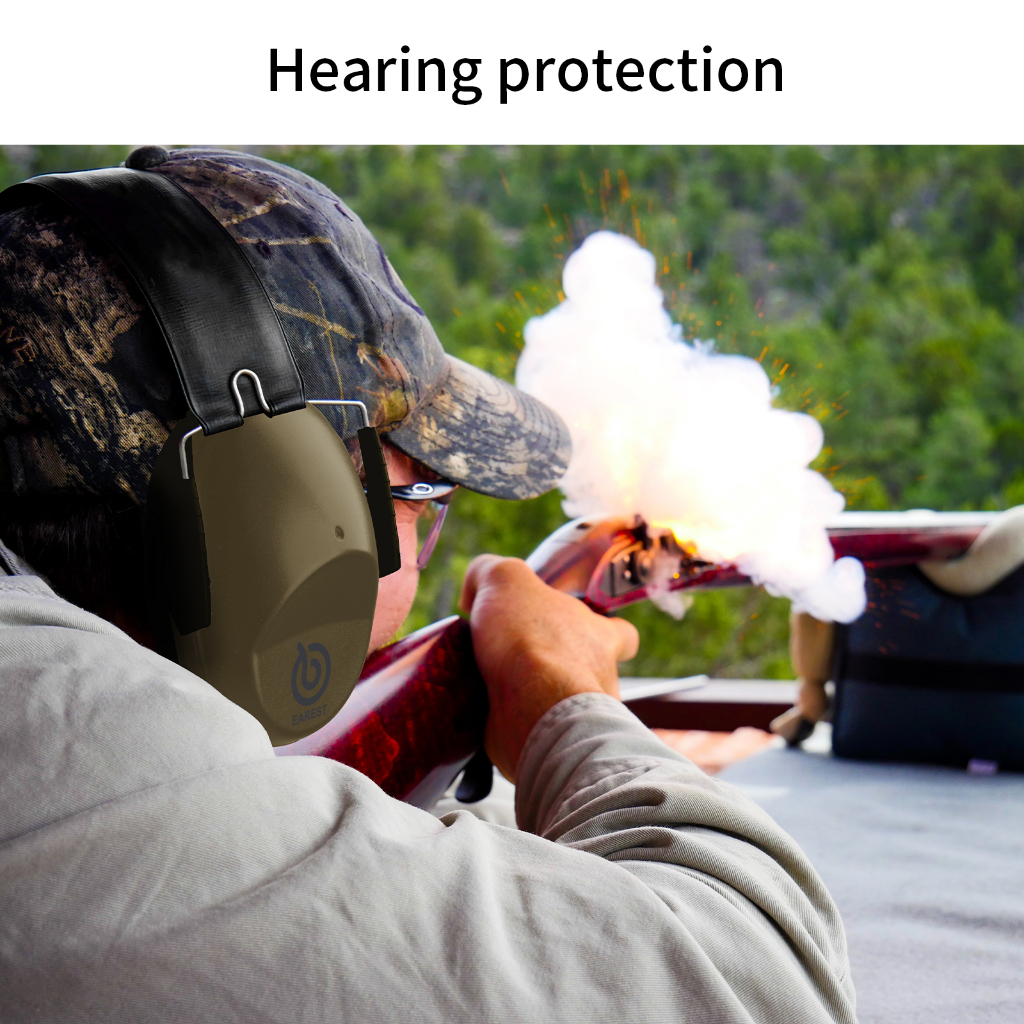 Wenzi EAREST Protection Ear Muffs, Noise Reduction Safety Ear Muffs ...