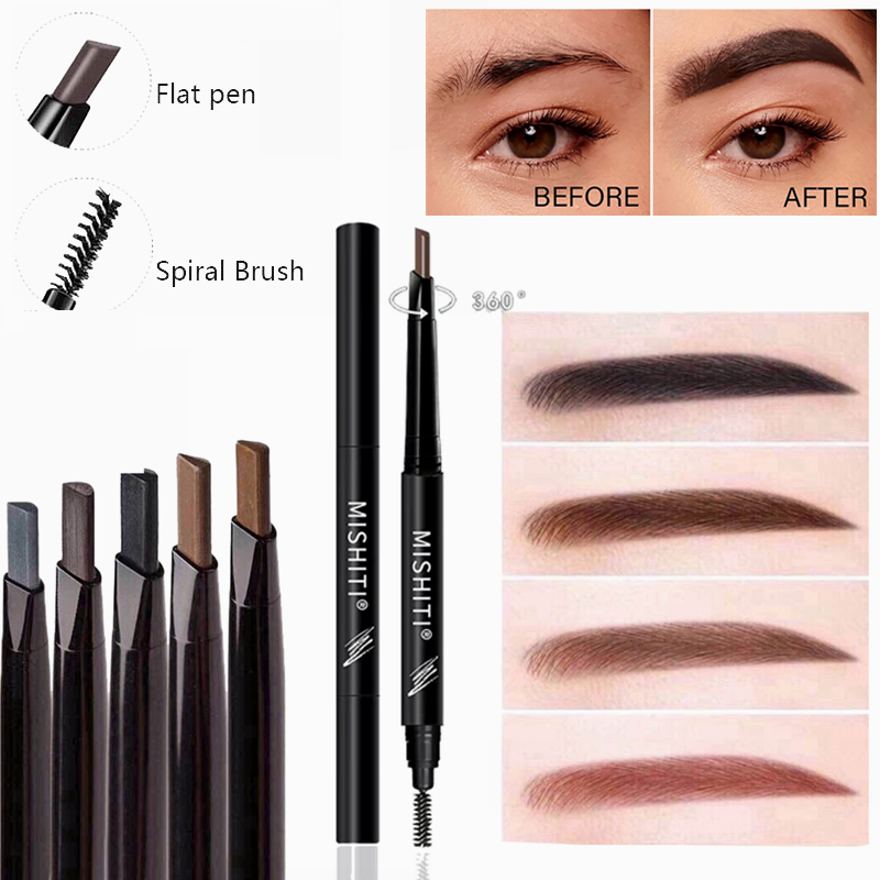 Cosmetics Eye Makeup Set Long Lasting Waterproof eyebrow Cream + 2 in 1 ...