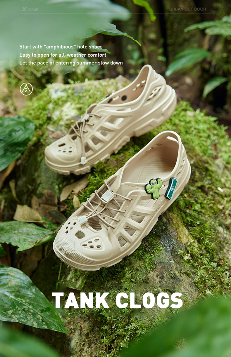 XTEP Men Outdoor Tank Crocs | Shopee Philippines