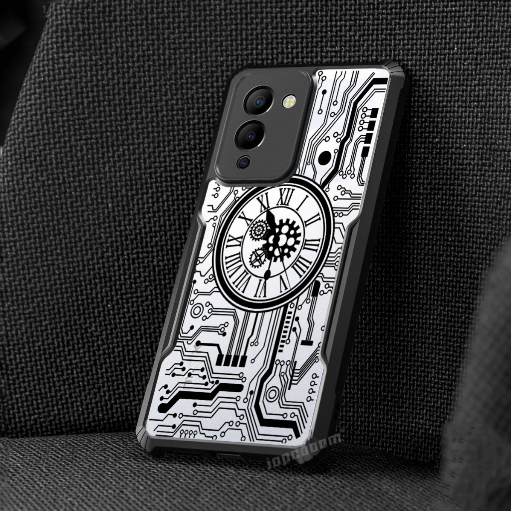 Mechanical Clocks Pattern Clear Shockproof Case Infinix Note 12 G96 30i 11 Pro 11S 10 8 12i 2022 ...