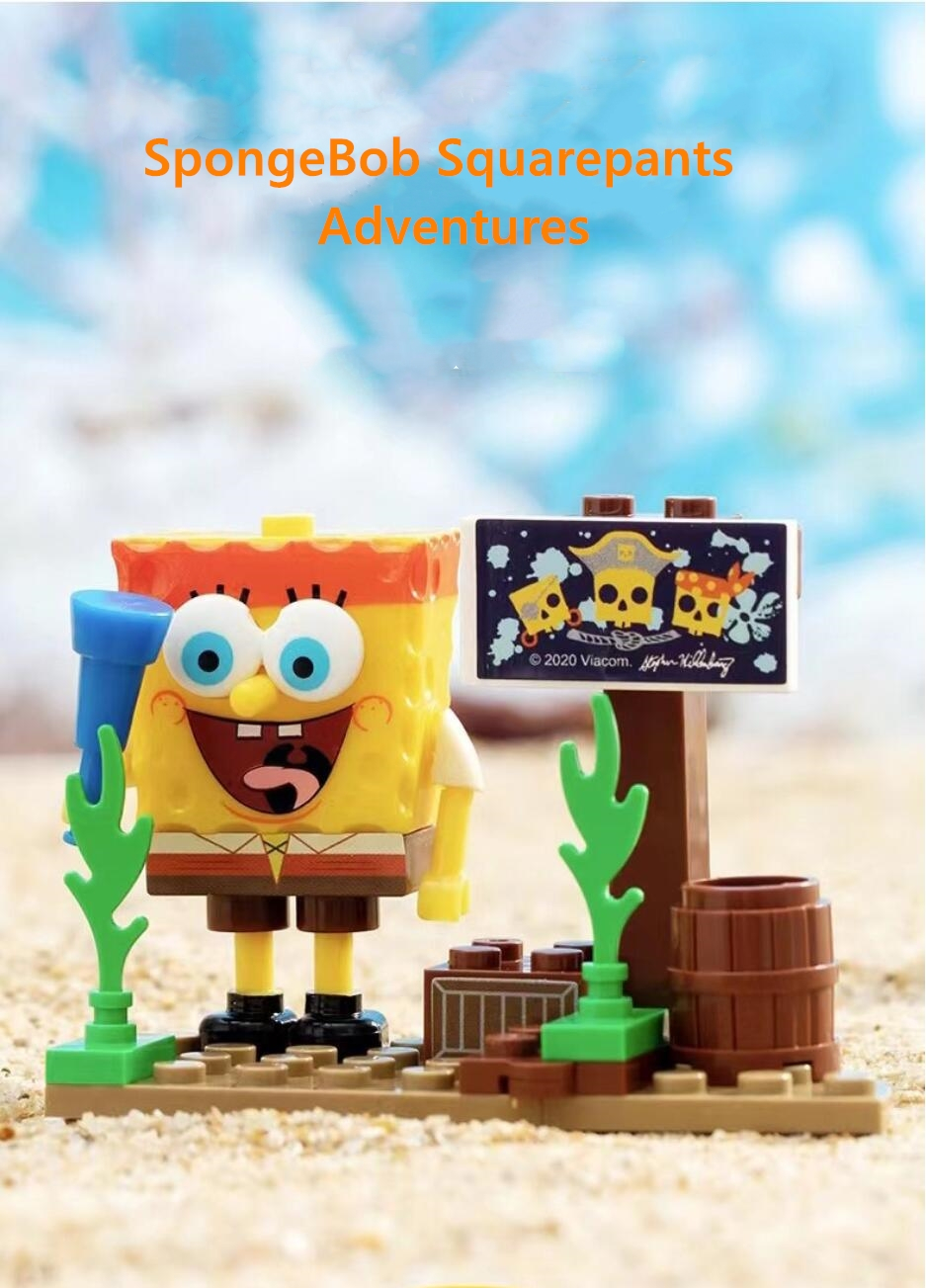 SpongeBob Squarepants nickelodeon Building Blocks Blind box Toys ...